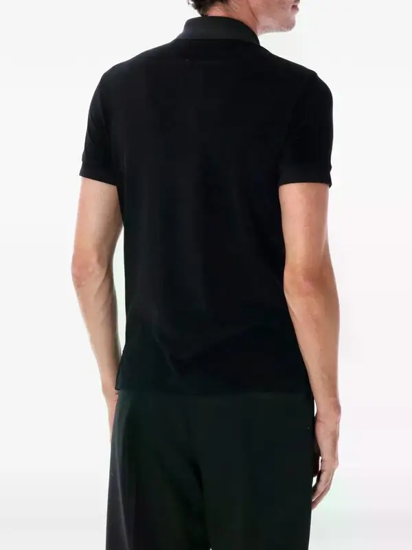 Tom Ford Slim-Fit Garment-Dyed Cotton-Piqué Polo Shirt - Black