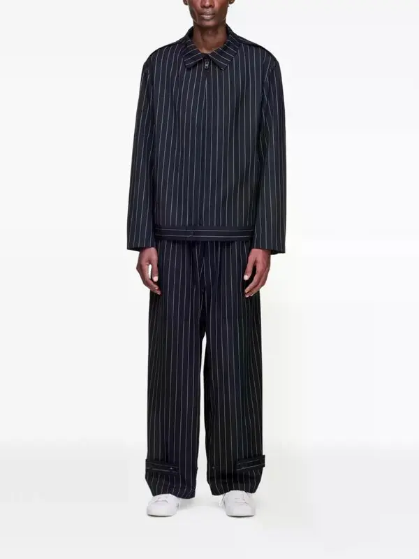 Y3 Pinstripe Drawstring Trousers