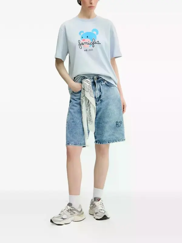 INBETWEENERS Graphic Denim Shorts