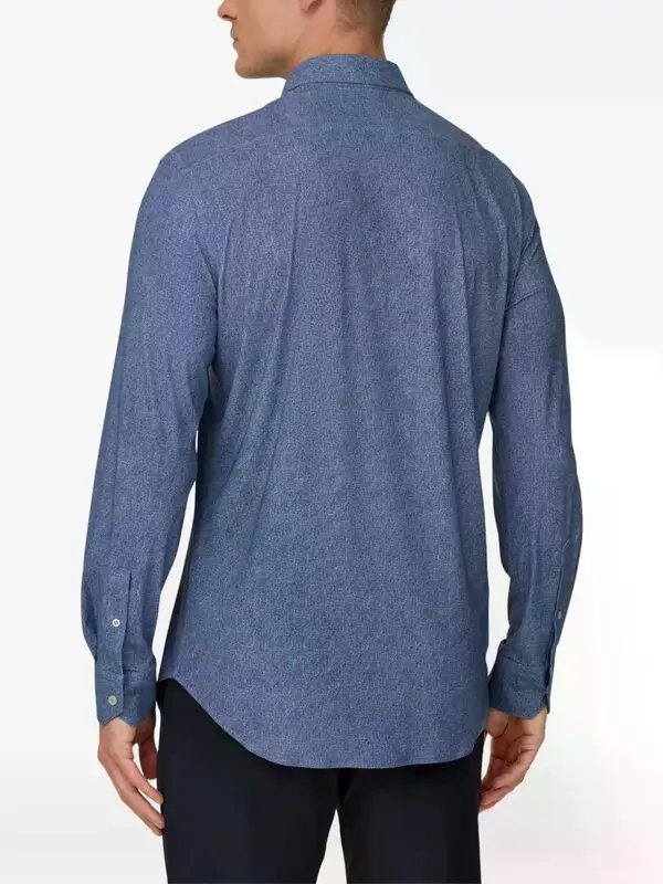 Boggi Milano Slim Fit Stretch Nylon Shirt
