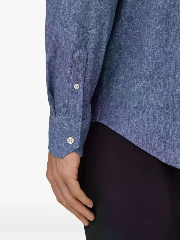 Boggi Milano Slim Fit Stretch Nylon Shirt