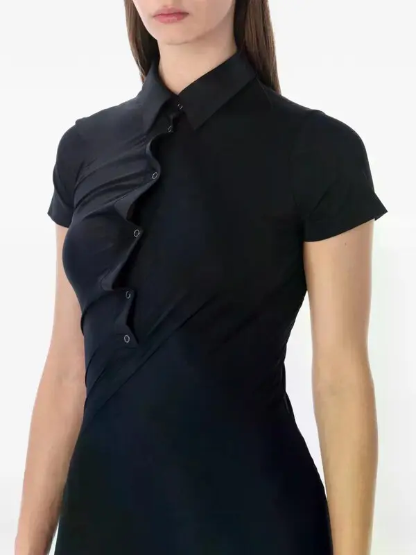 Ottolinger Twisted Polo Midi Dress