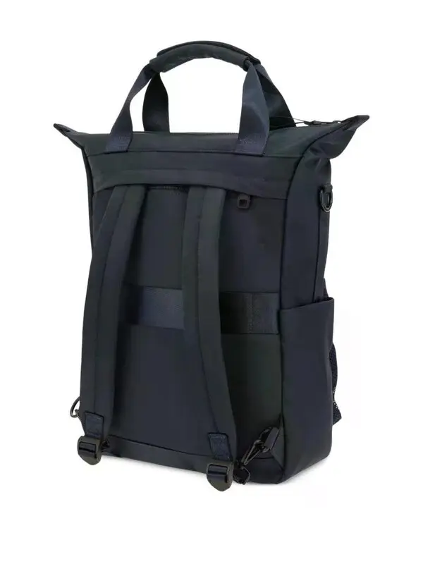 Boggi Milano Logo-patch Backpack - Blue