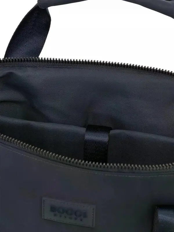 Boggi Milano Logo-patch Backpack - Blue