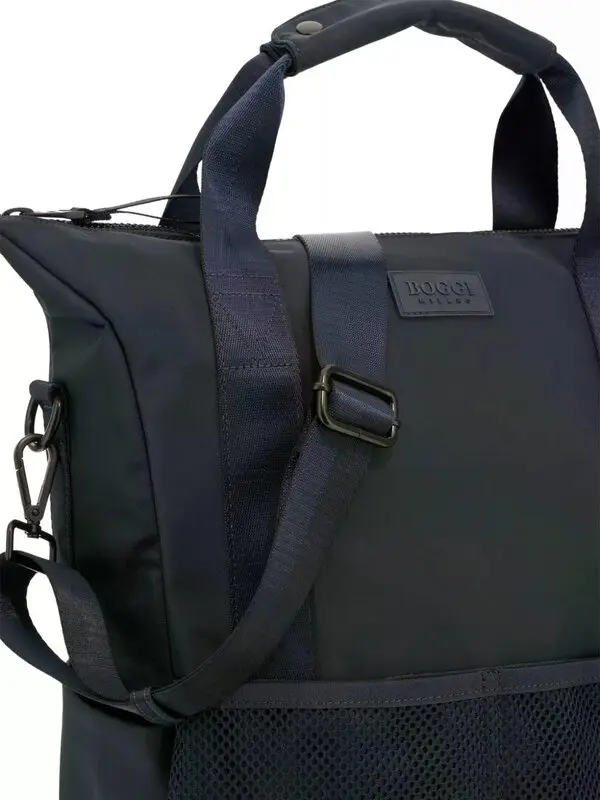 Boggi Milano Logo-patch Backpack - Blue