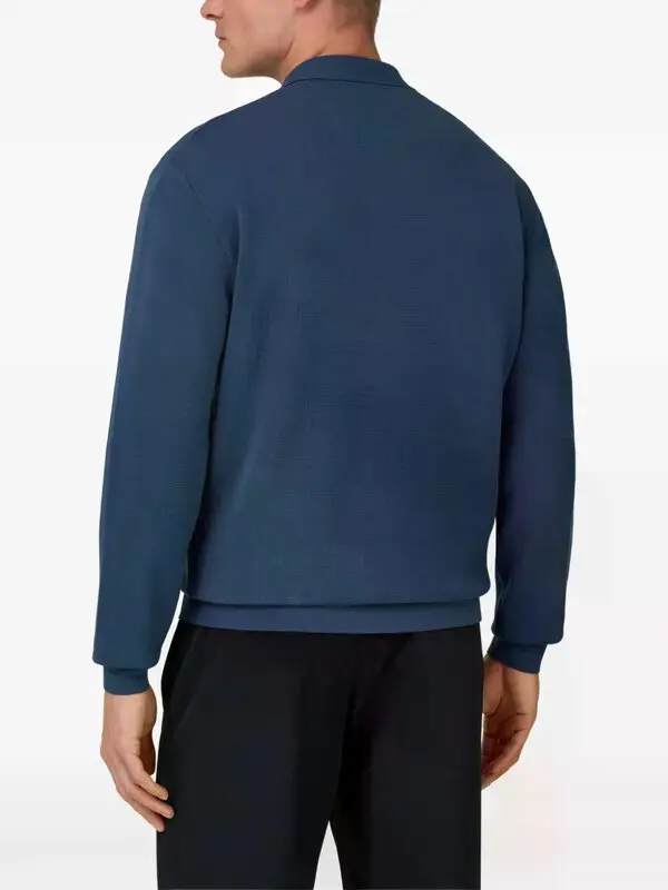Boggi Milano Zip Knitted Polo Shirt