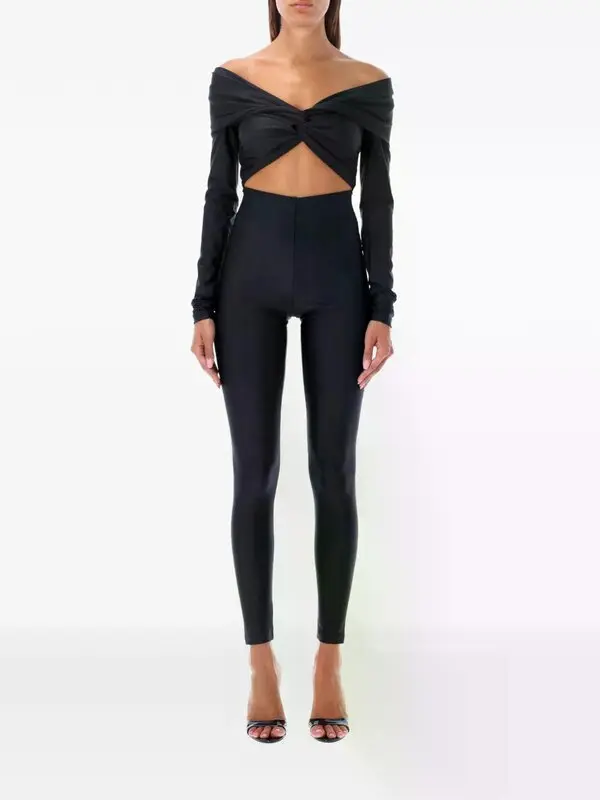Andamane Kendall Off-shoulder Jumpsuit - Black