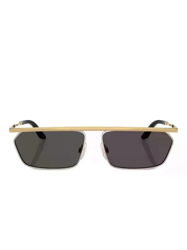 Dolce & Gabbana Geometric-frame Sunglasses - Gold