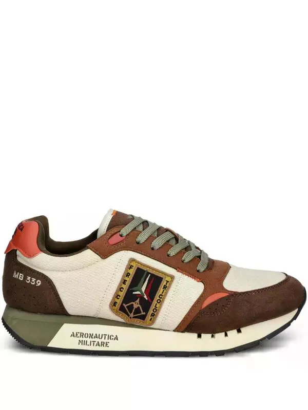 AERONAUTICA MILITARE Embroidered Sneakers