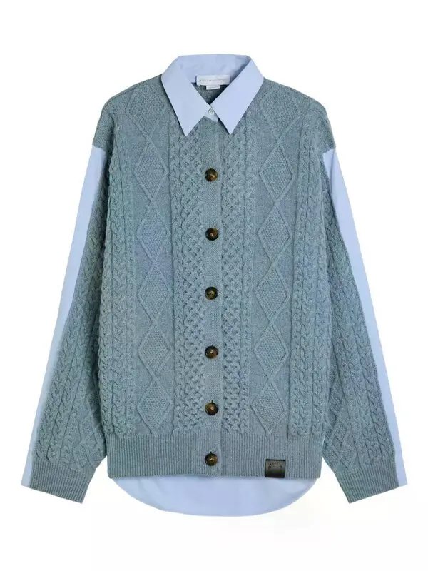 Stella McCartney Cable-knit Buttoned Cardigan