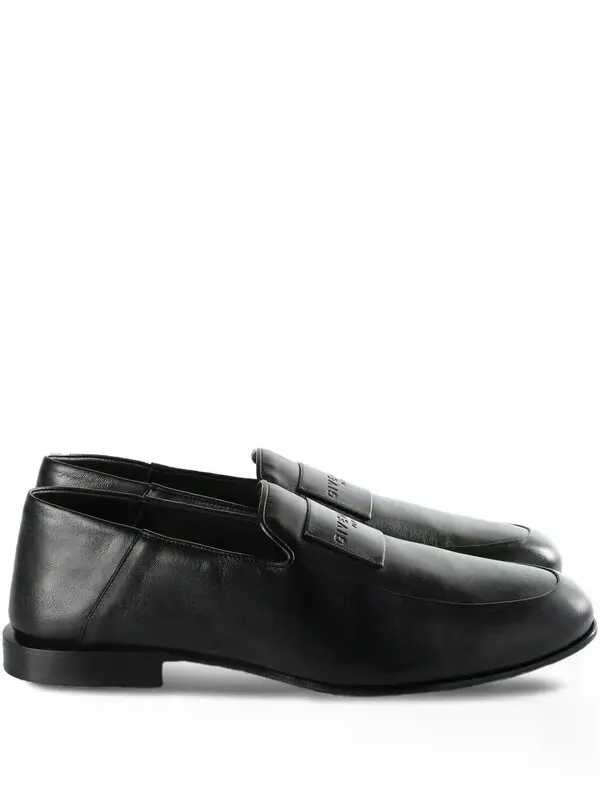 Givenchy Logo-appliqué Leather Loafers
