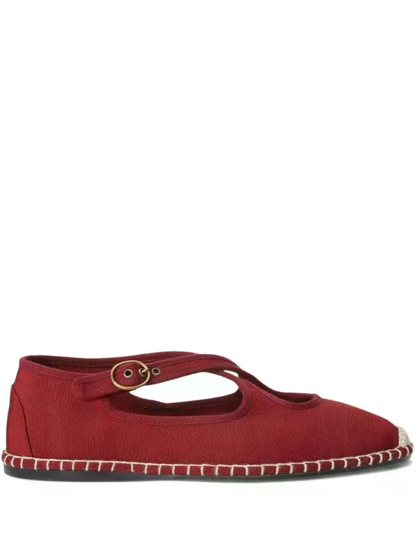 Polo Ralph Lauren Ballet Flats With Buckle Fastening - Red