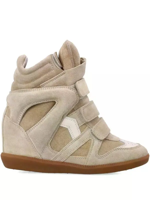 Isabel Marant Étoile Bekett Wedge Sneakers - Neutrals