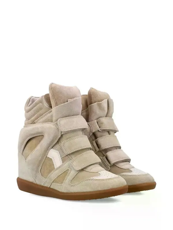 Isabel Marant Étoile Bekett Wedge Sneakers - Neutrals
