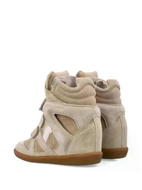 Isabel Marant Étoile Bekett Wedge Sneakers - Neutrals