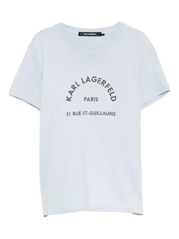 Karl Lagerfeld Glitter T-shirt - Blue