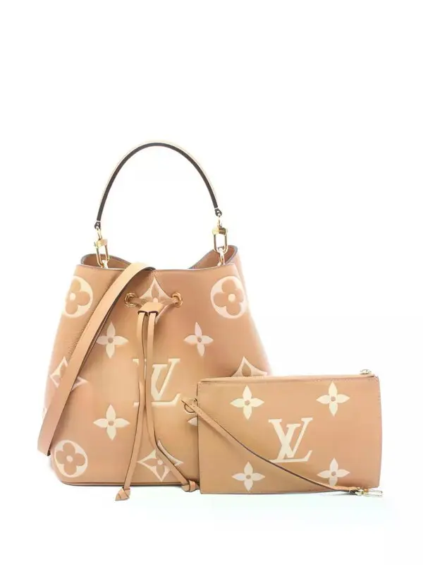 LOUIS VUITTON 2010s Néonoé Mm Monogram Tote - Neutrals