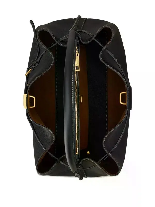 TOD'S T Timeless Buckle Tote - Black