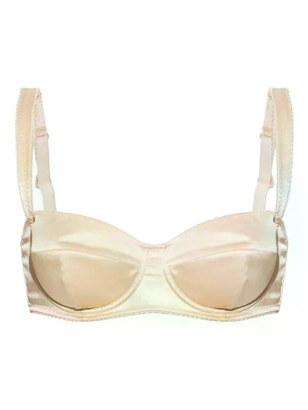 Dolce & Gabbana Scalloped Balconette Bra - Neutrals