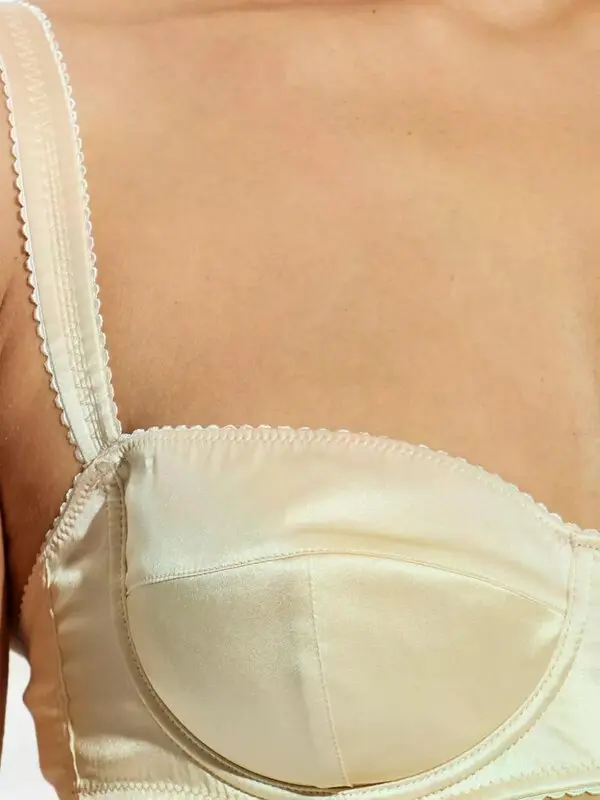 Dolce & Gabbana Scalloped Balconette Bra - Neutrals