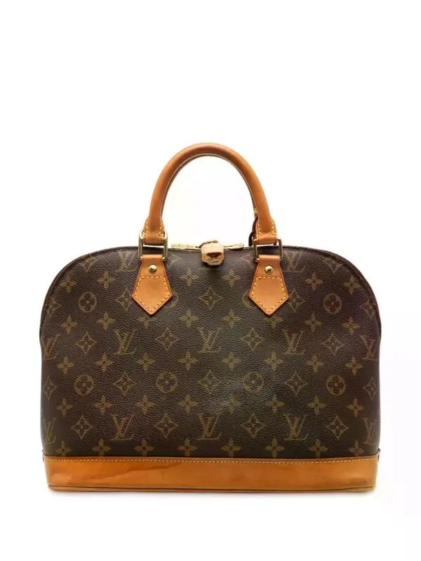 LOUIS VUITTON 2002 Monogram Alma Pm Handbag - Brown