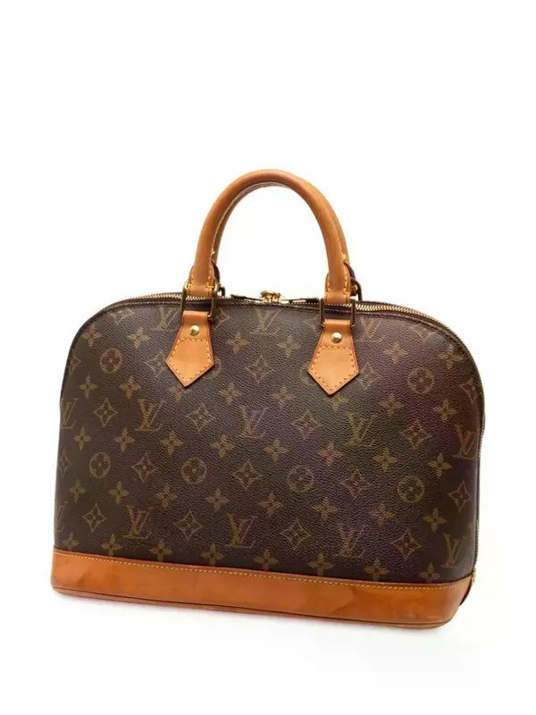 LOUIS VUITTON 2002 Monogram Alma Pm Handbag - Brown