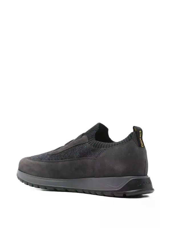 DOUCAL'S Ribbed-panel Sneakers - Brown