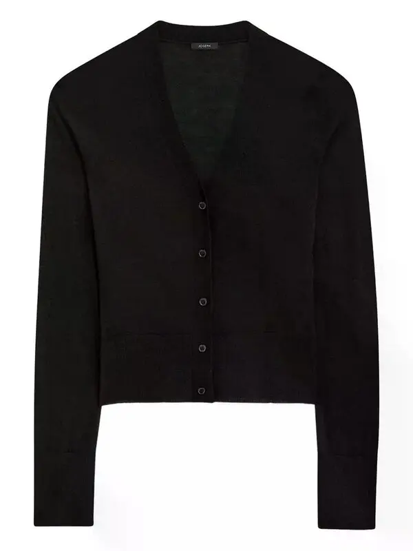 JOSEPH V-neck Button-fastening Cashmere Cardigan