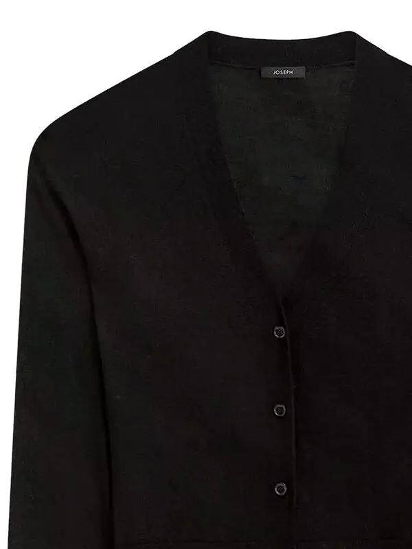 JOSEPH V-neck Button-fastening Cashmere Cardigan