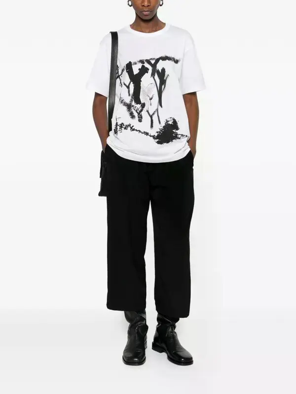 Y’s Cotton Printed T-shirt
