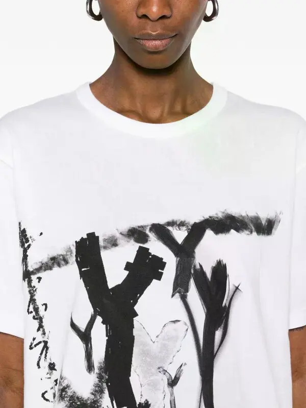 Y’s Cotton Printed T-shirt