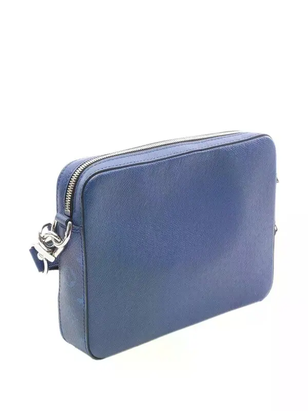 LOUIS VUITTON 2021-2025 Monogram Taigarama Trio Messenger Crossbody Bag - Blue