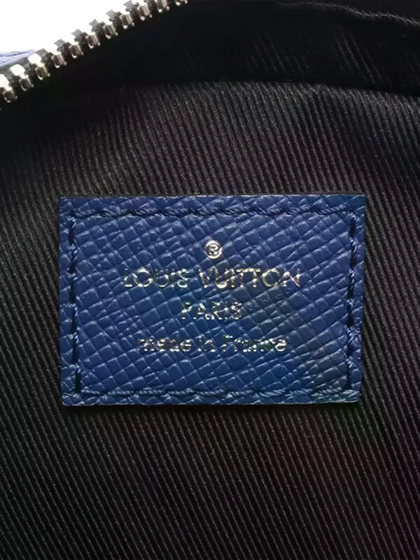 LOUIS VUITTON 2021-2025 Monogram Taigarama Trio Messenger Crossbody Bag - Blue