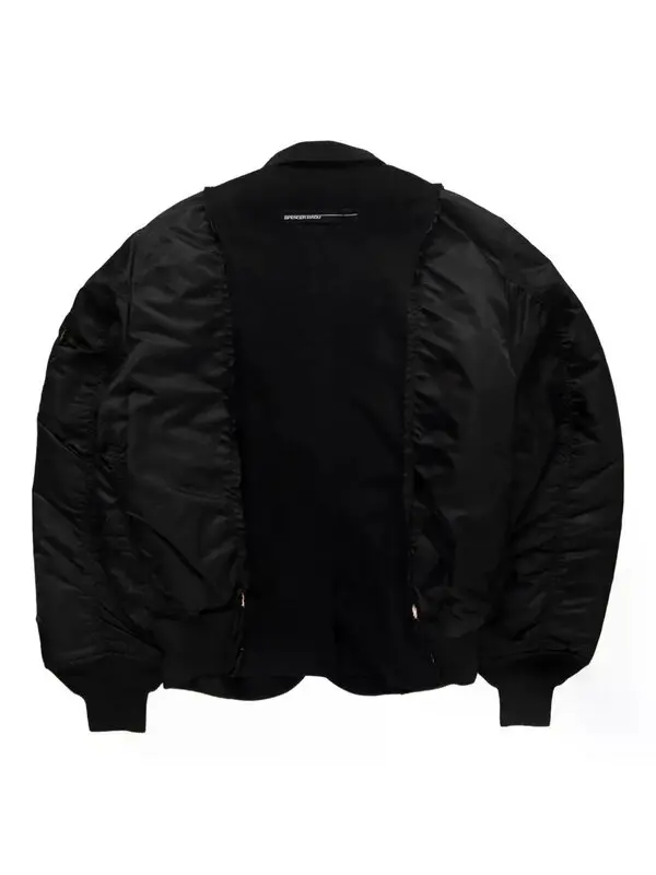 SPENCER BADU Buttoned Bomber Jacket