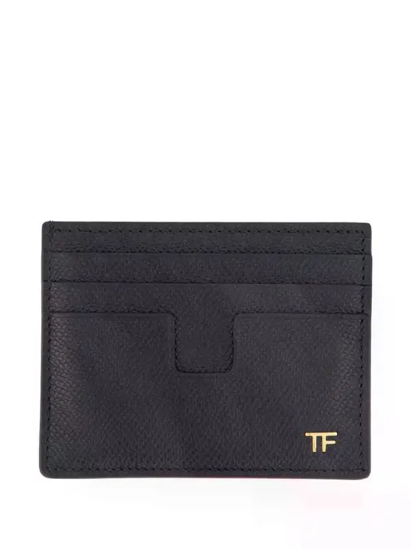 TOM FORD Logo-detail Card Holder - Black