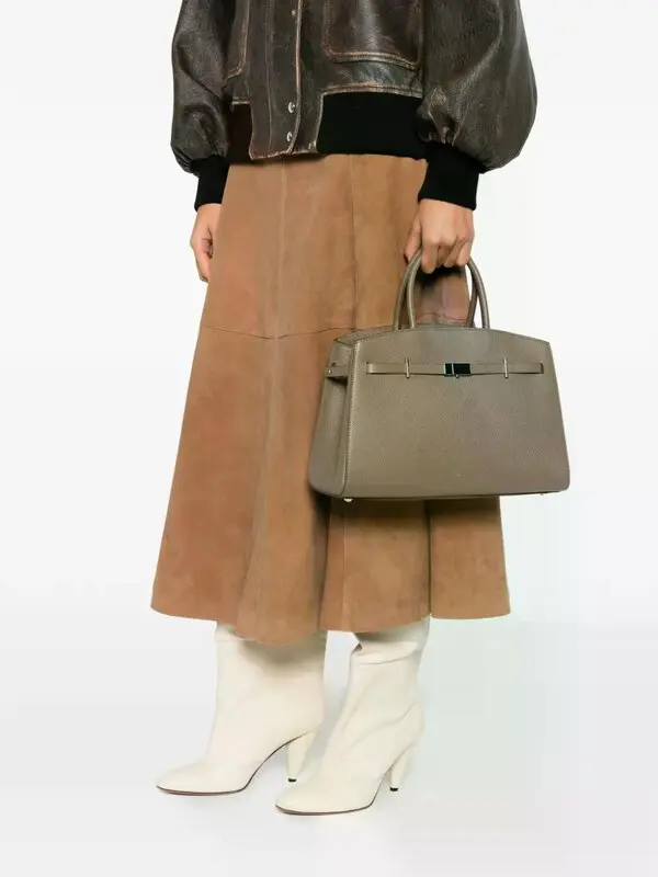 DEMELLIER Midi Hudson Tote Bag - Neutrals