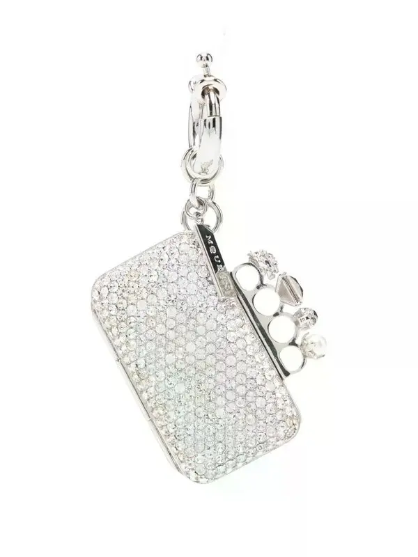 Alexander McQueen Micro-clutch Charm - Silver