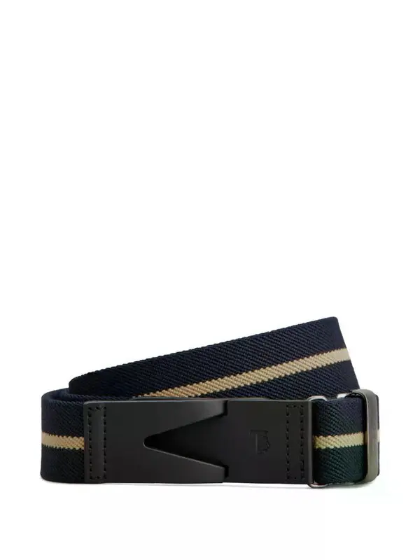 TOD'S Striped Belt - Blue