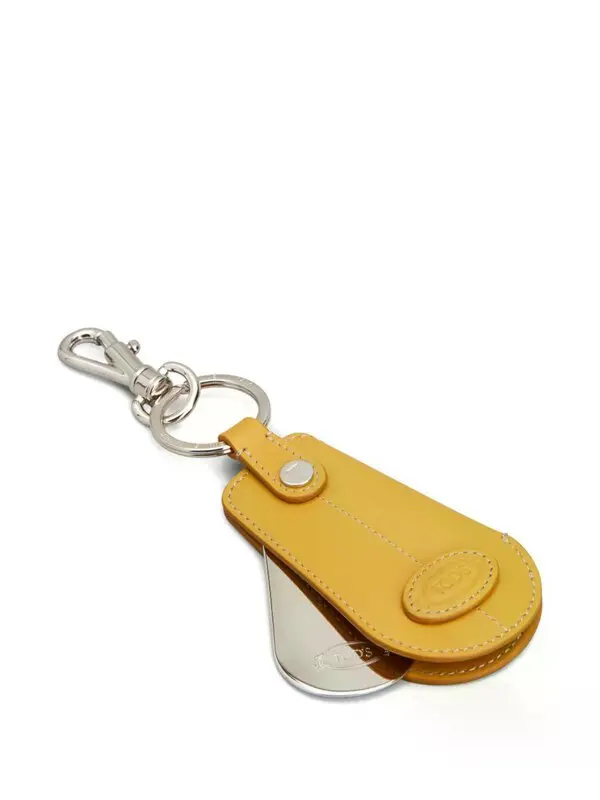 TOD'S Contrast Stitching Keyring