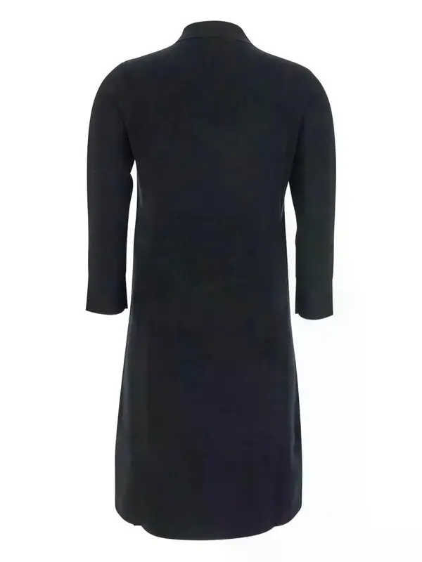 Max Mara Ere Half-zip Fastening Dress - Black