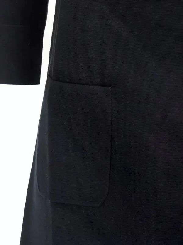 Max Mara Ere Half-zip Fastening Dress - Black