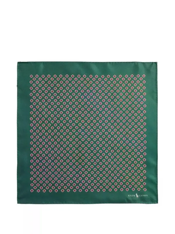 Polo Ralph Lauren Printed Pocket Scarf - Green