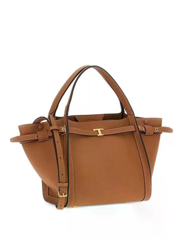 TOD'S Leather Tote Bag - Brown