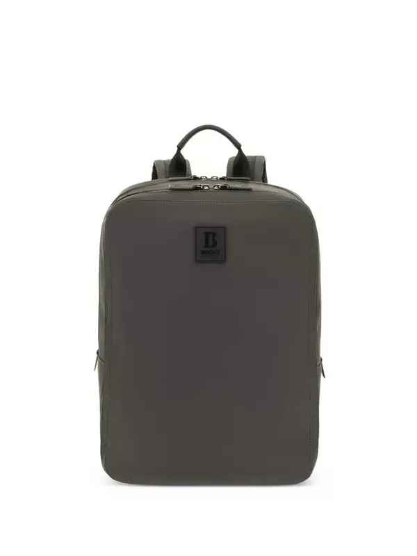 Boggi Milano Logo Backpack - Grey