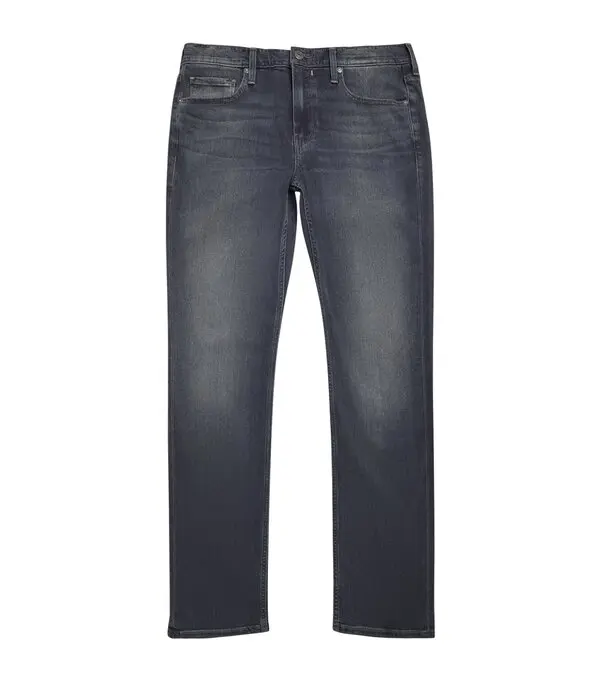 Paige Normandie Straight Leg Jeans - Grey