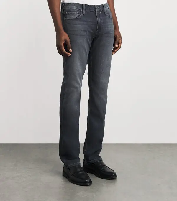 Paige Normandie Straight Leg Jeans - Grey