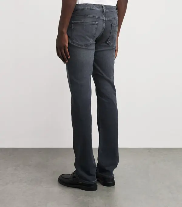 Paige Normandie Straight Leg Jeans - Grey