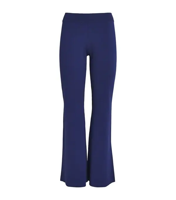 Stella McCartney Compact Knit Flared Sweatpants