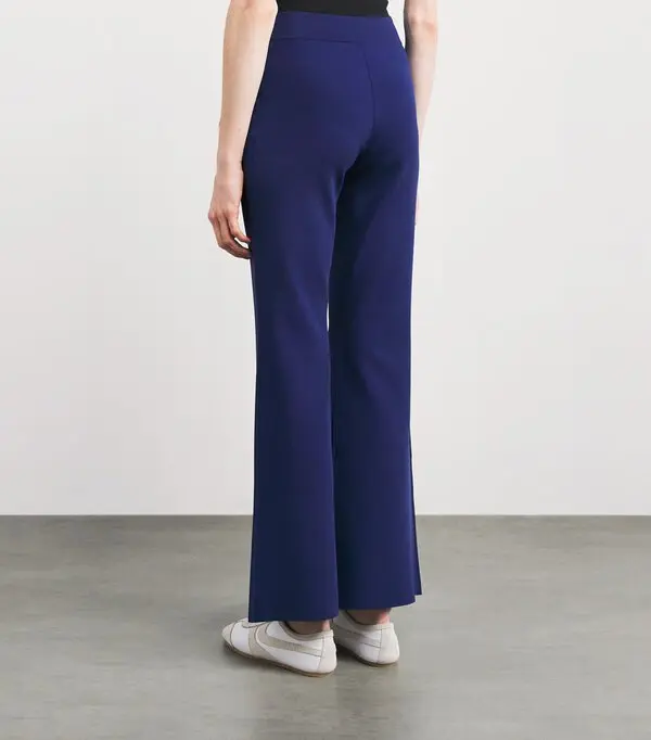 Stella McCartney Compact Knit Flared Sweatpants