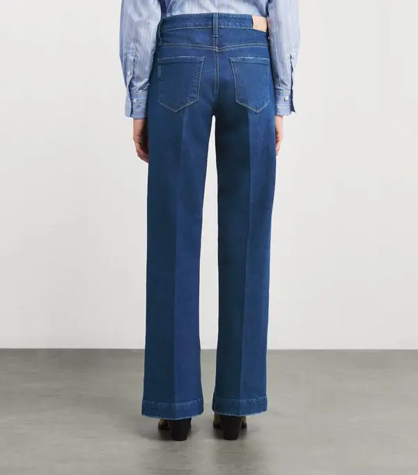Paige Leenah Wide-leg Jeans - Blue